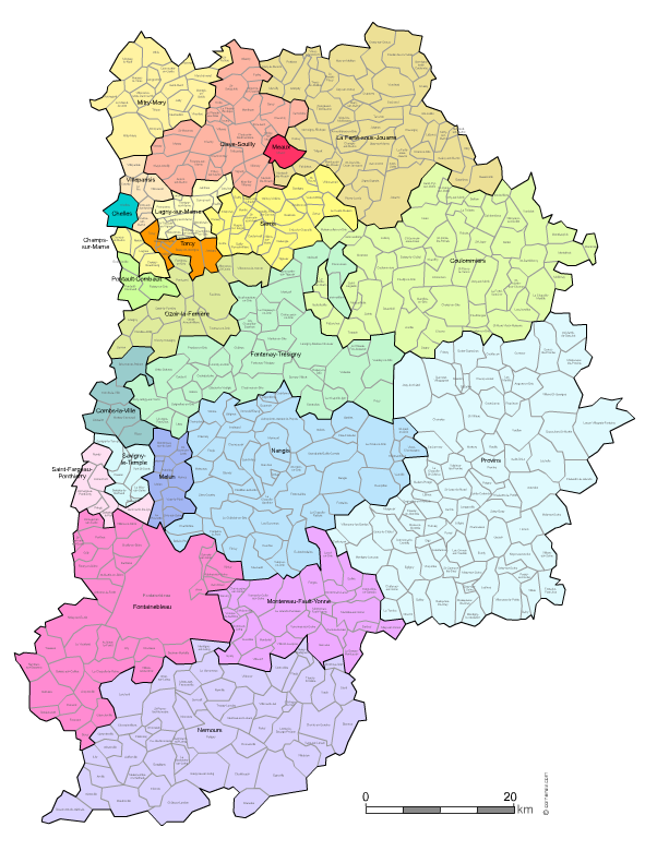 Carte Des Nouveaux Cantons De Seine et Marne Carte Des Nouveaux Cantons De Seine et Marne
