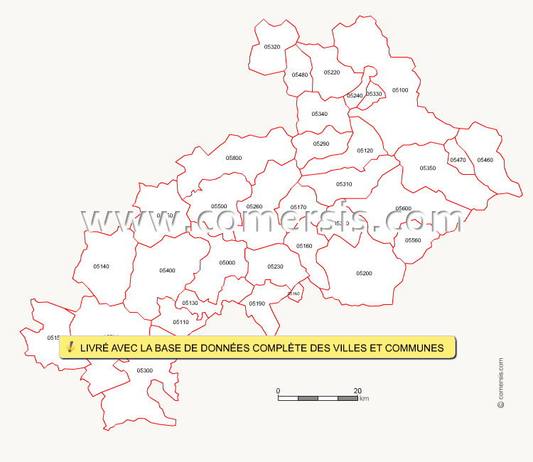 Carte Des Codes Postaux Des Hautes Alpes Carte Des Codes Postaux Des Hautes Alpes