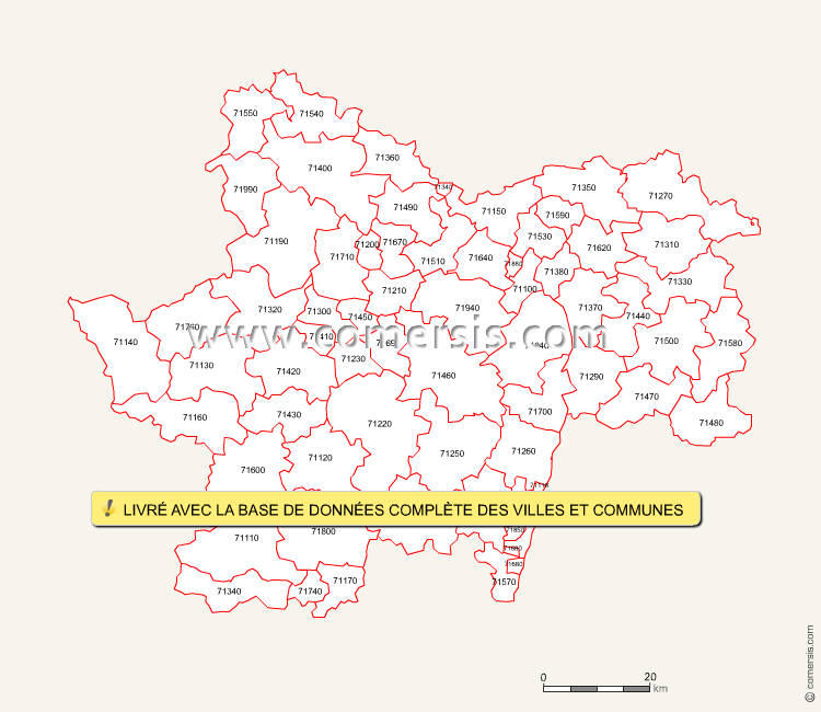 Carte Des Codes Postaux De Sa ne et Loire Carte Des Codes Postaux De Sa ne et Loire